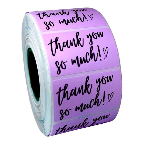 STICKERAFT | Office | Thank You So Much Sticker Label 2 | Poshmark